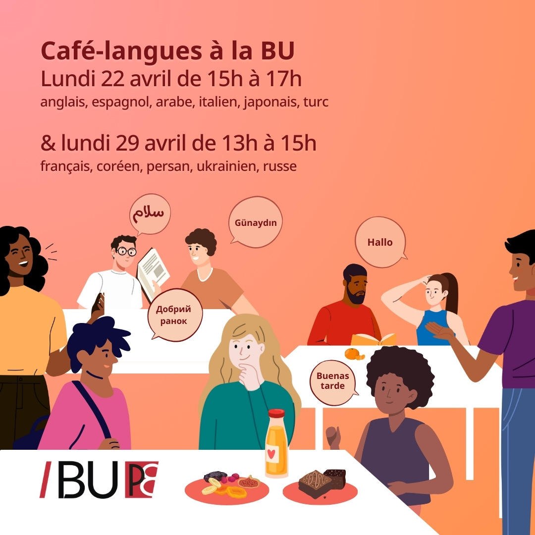 Participez aux café-langues ! - BU Paris8